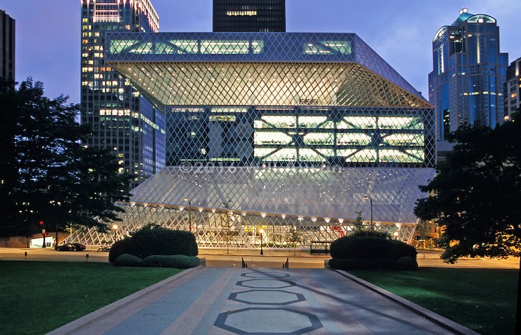 The Seattle Central Library: Exterior Photos