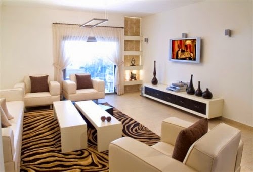 Decoración de salas animal print - Colores en Casa