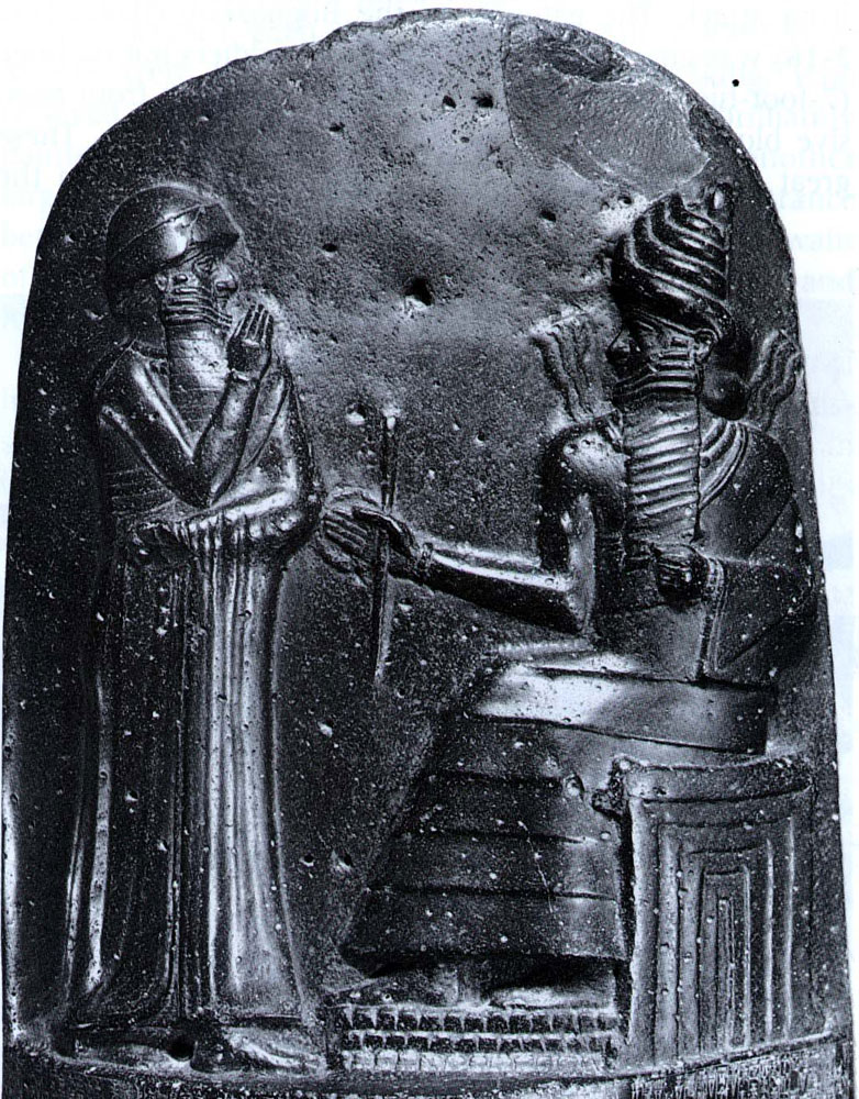 Kenney Mencher: Stele of Hammurabi, 1780 BCE Susa, Iran Babylonian