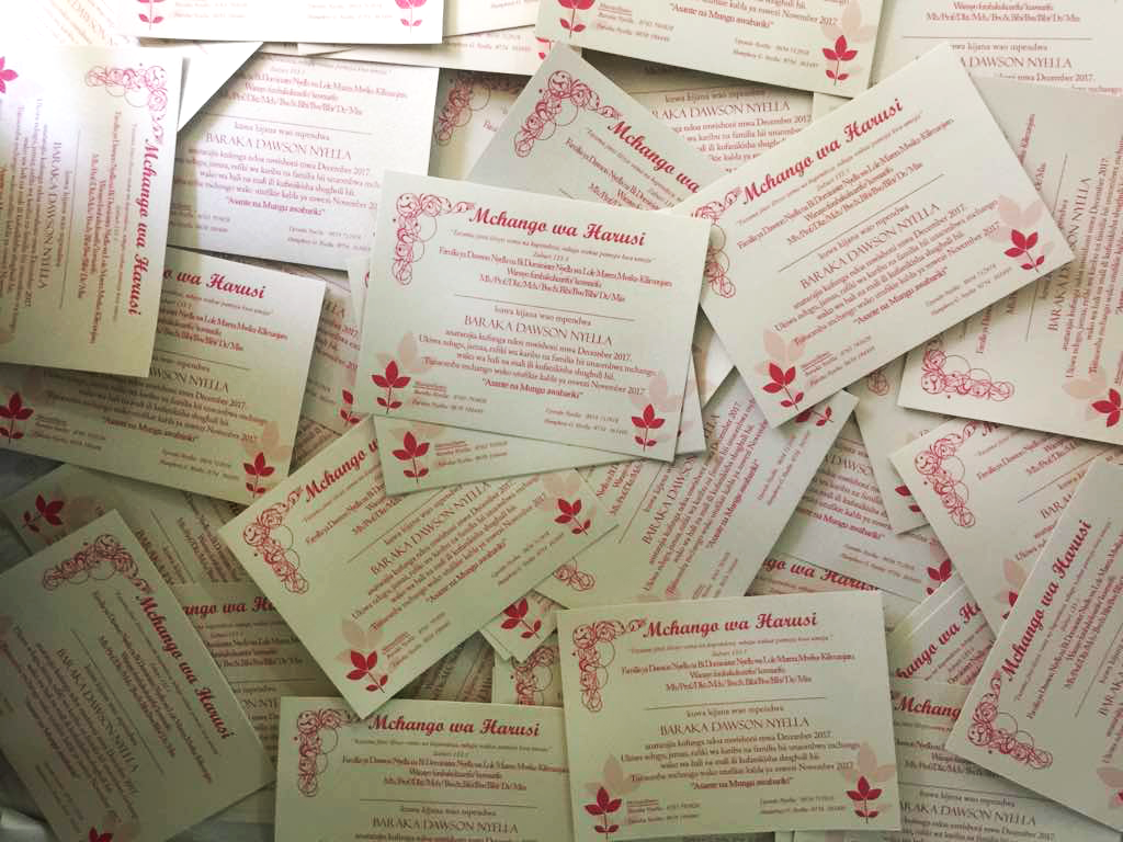 Kadi mchango wa harusi