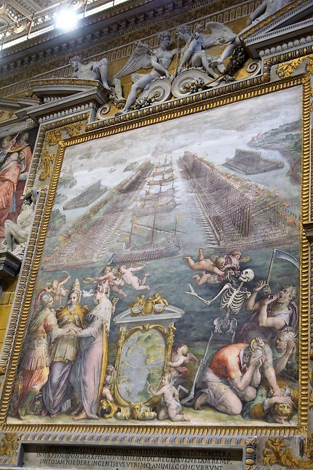 Orbis Catholicus Secundus: Battle of Lepanto Fresco in the Apostolic ...
