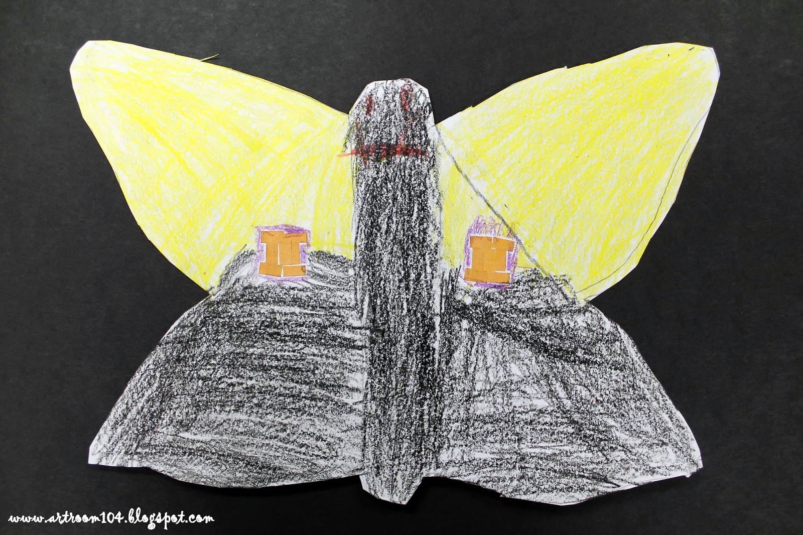 Art Room 104: Symmetrical Butterflies