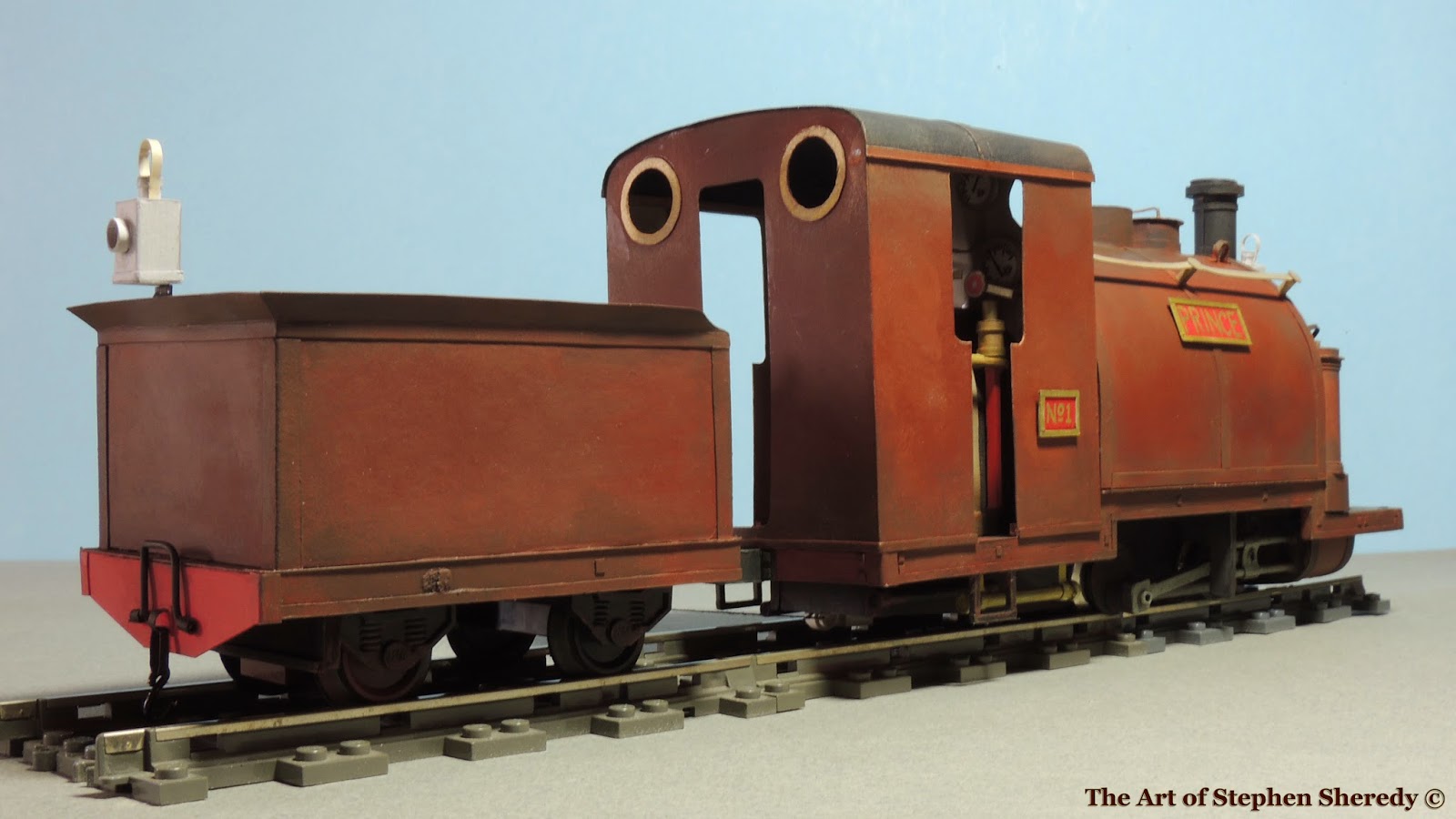 SodorModelRailroading: Modeling the Prince: Part 3