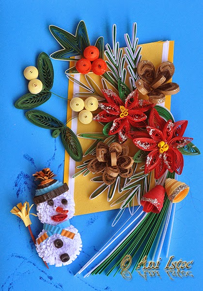 Printre hobby-uri: quilling, kusudama, origami, bijuterii handmade ...