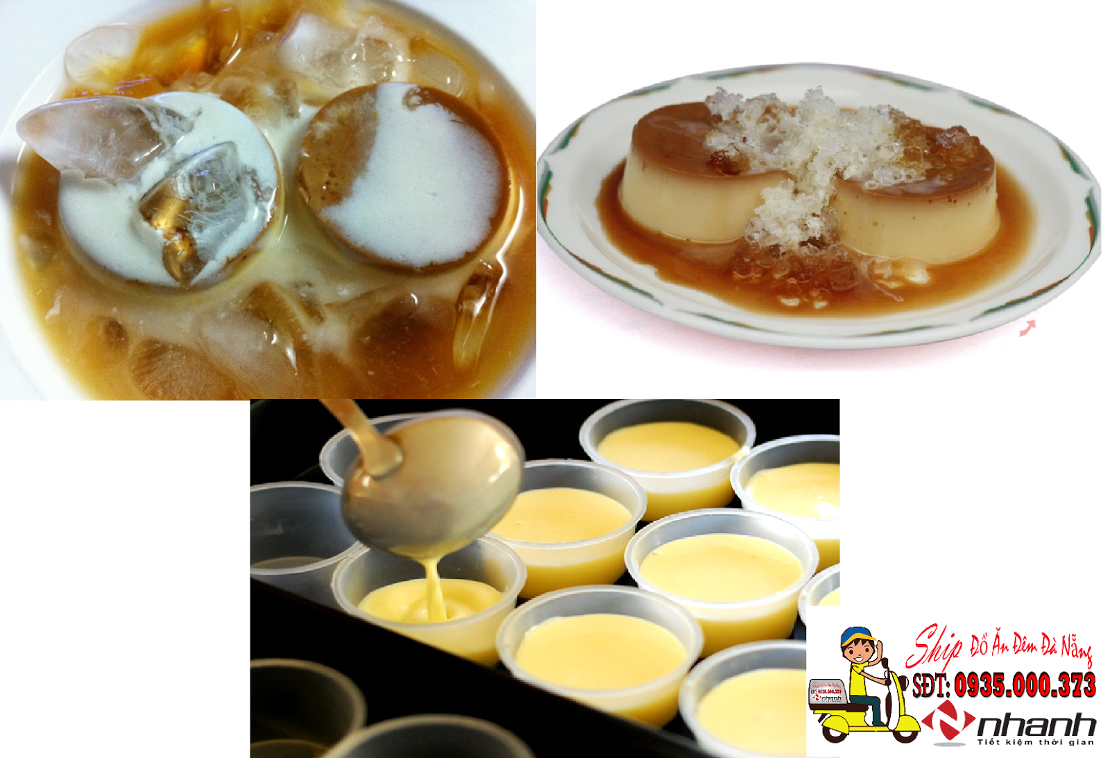 Bánh kem flan - Đồ Ăn Đêm Đà Nẵng