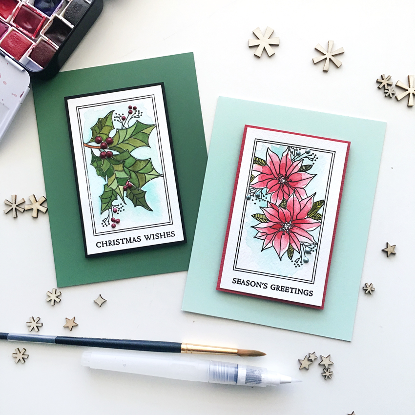 Pre-stamped card sets...