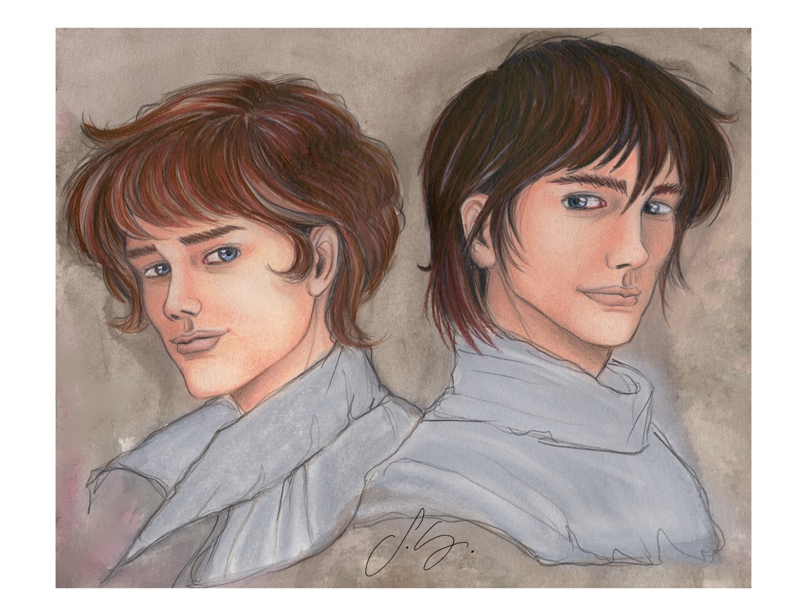 Visual diary: Arthur and Abel fanart