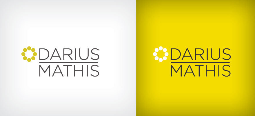 mark bolek | graphic designer portfolio: DARIUS MATHIS PERSONAL LOGO