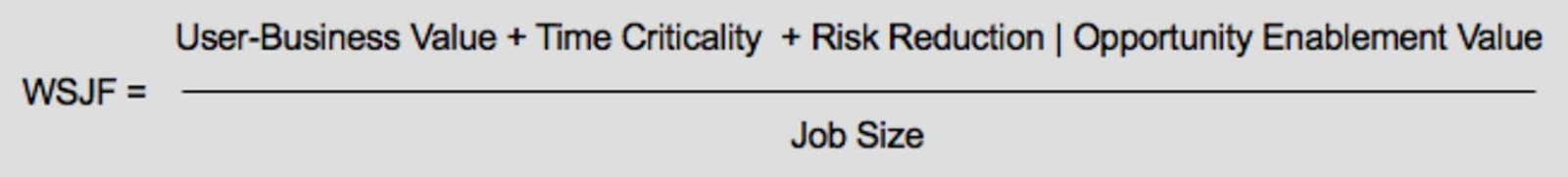 Improving projects: A "Qualitative" Formula for WSJF?
