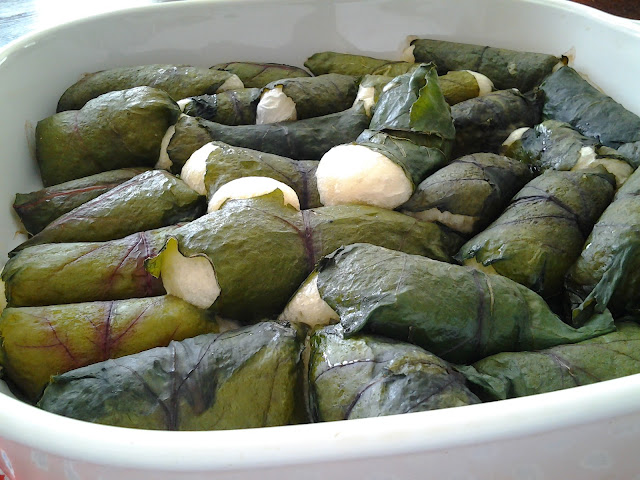 UkrainiYum!: Lots of Cooks . . . and BEET LEAF HOLUBTSI