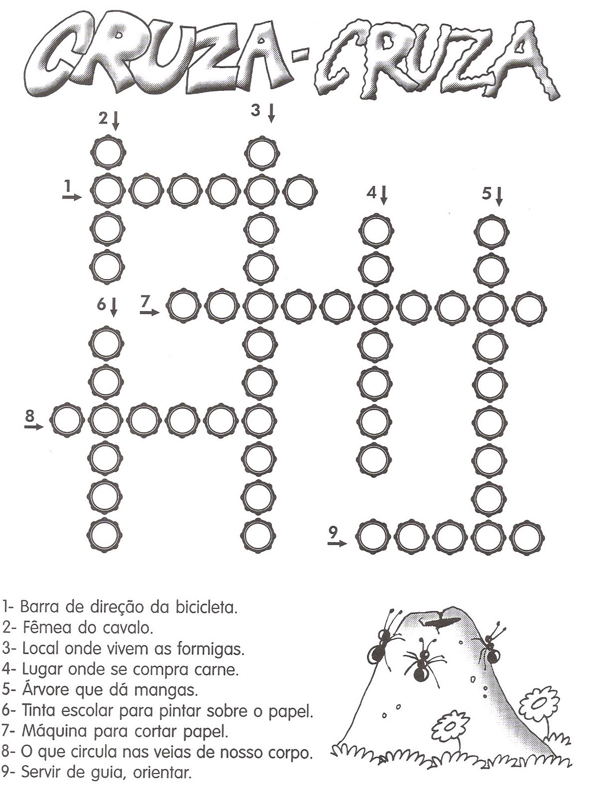 Atividade Cruzadinha 2 Ano - LIBRAIN