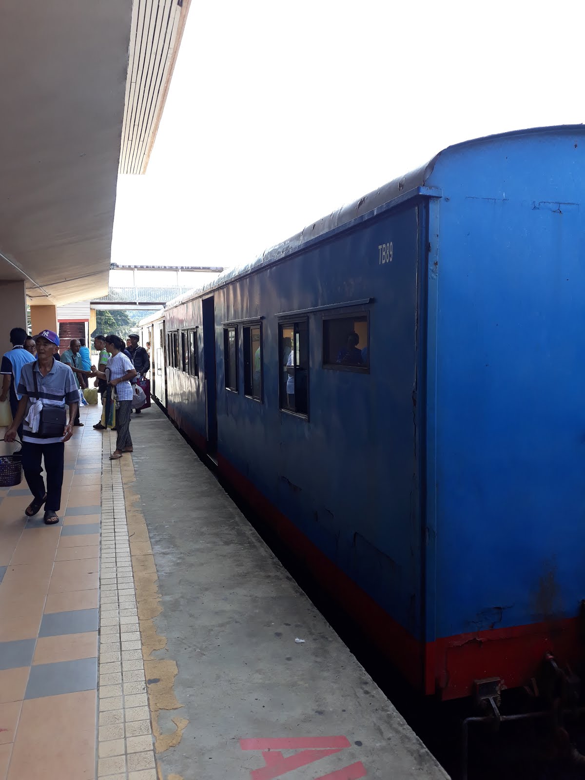 Sabah State Railway: Tenom to Tanjung Aru (Kota Kinabalu) by train