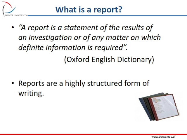 How to write a useful report - Study | Learn | Success