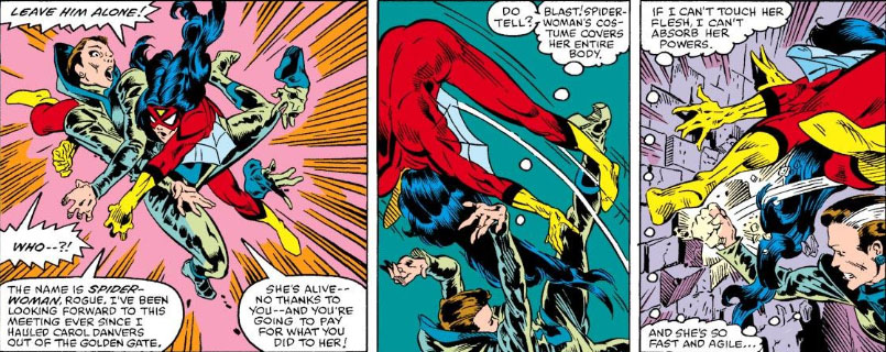 The Peerless Power of Comics!: The Deadly Touch of--Rogue!