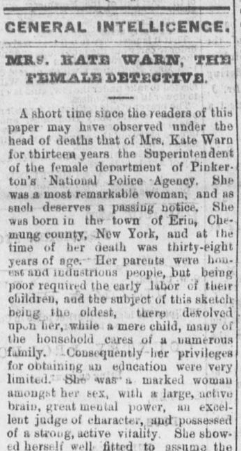 Alabama Yesterdays: That Time America's First Female Detective Helped ...