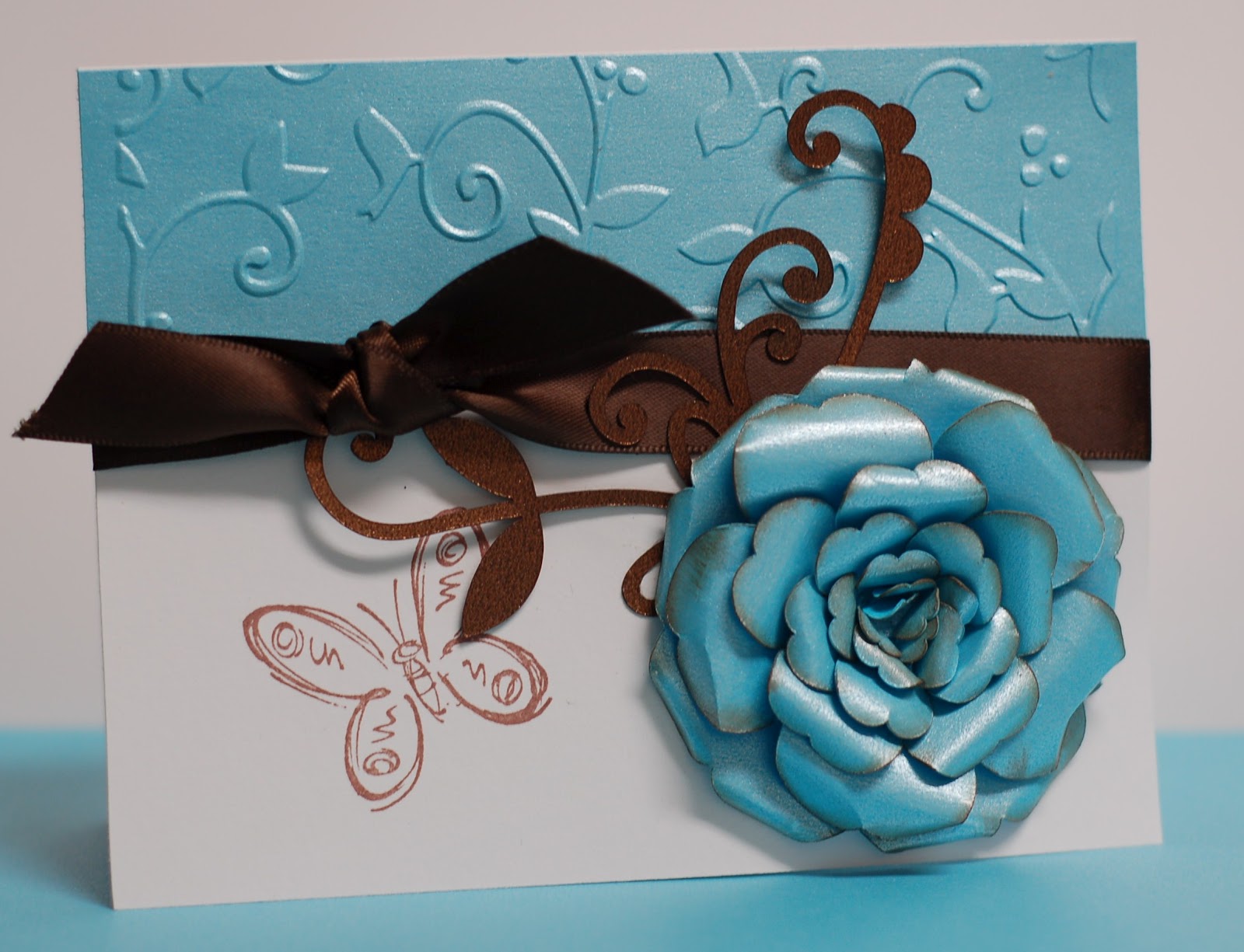 Paper Creations by Kristin: Paper Rose cards