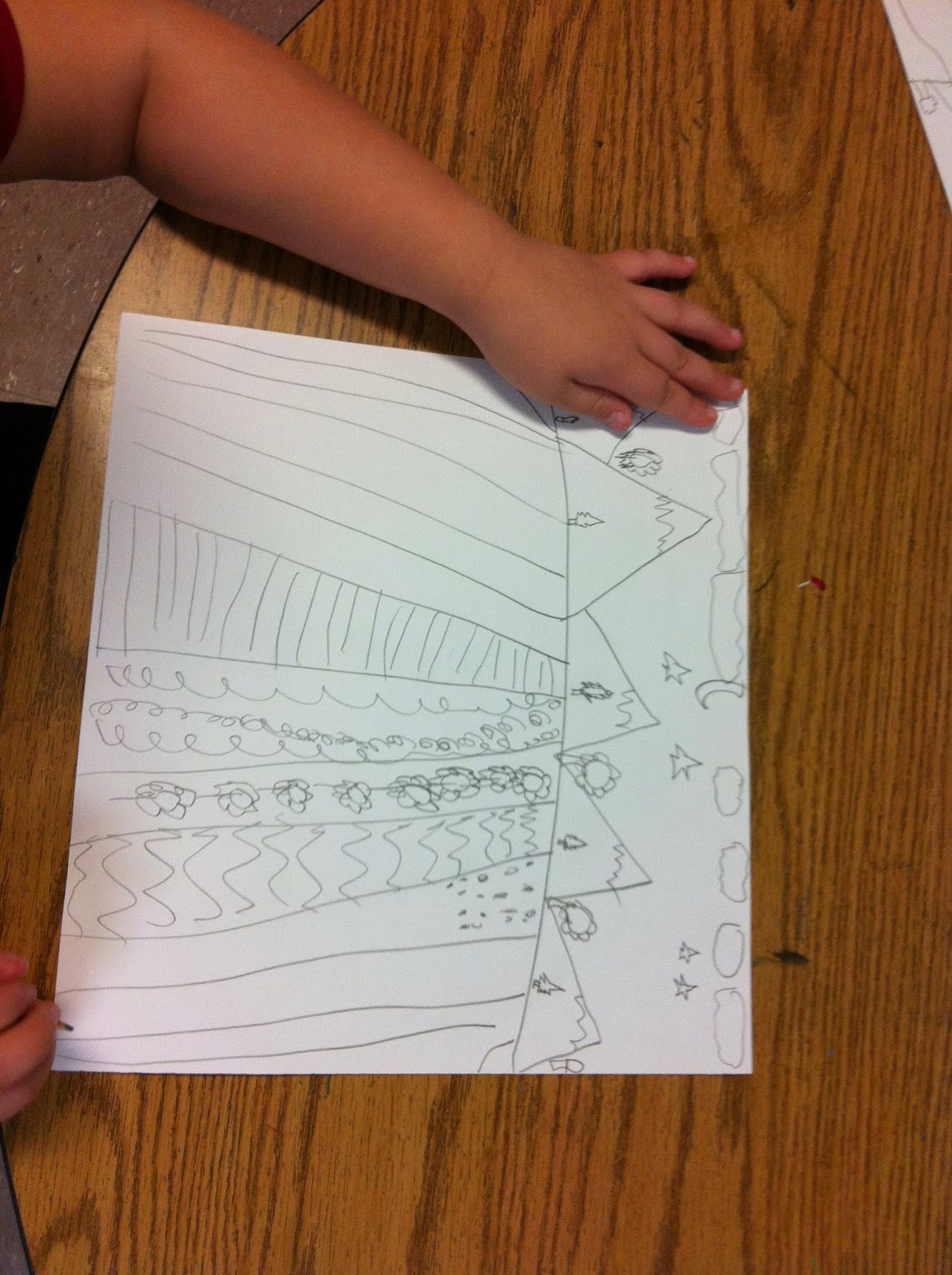 ChumleyScobey Art Room: Watercolor Abstract Landscapes by 1st Grade