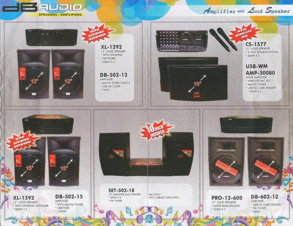 DB- AUDIO SPEAKERS AND AMPLIFIER ~ Quality Appliance Plaza
