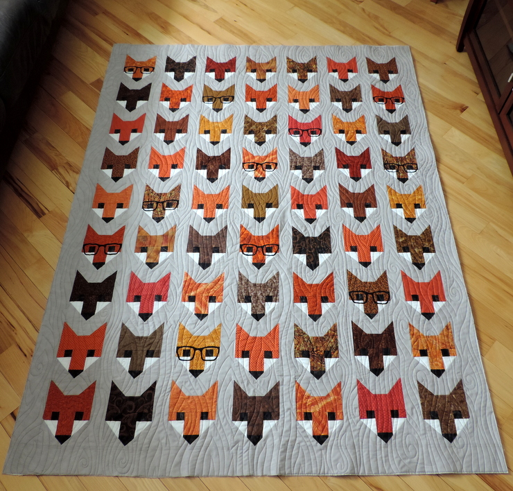 Night Owl Quilting & Dye Works: Fancy Fox