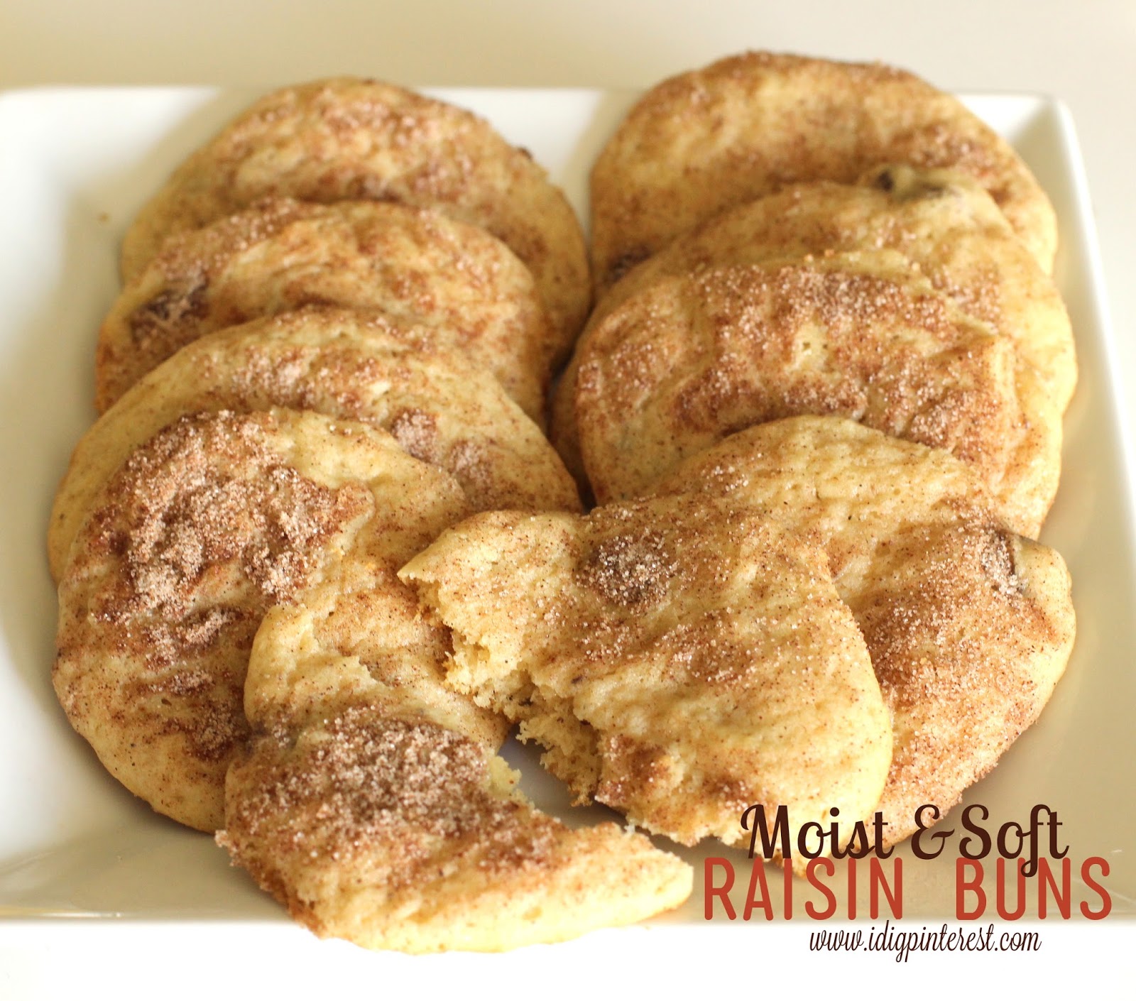 Moist & Soft Raisin Buns - I Dig Pinterest