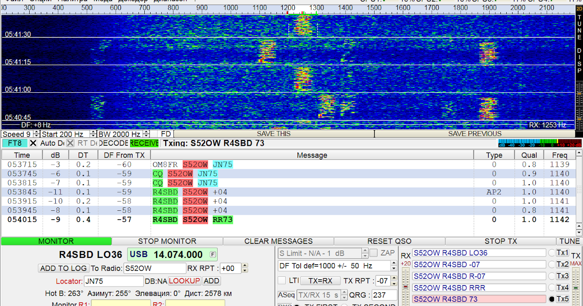R4SBD: Первые радиосвязи в моде FT8