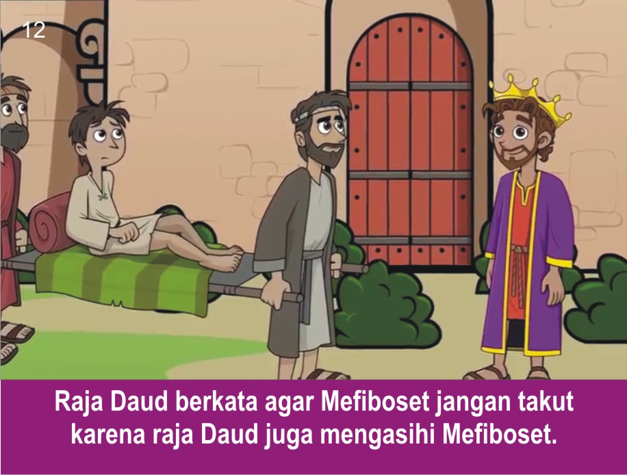 Komik Alkitab Anak: Raja Daud dan Mefiboset