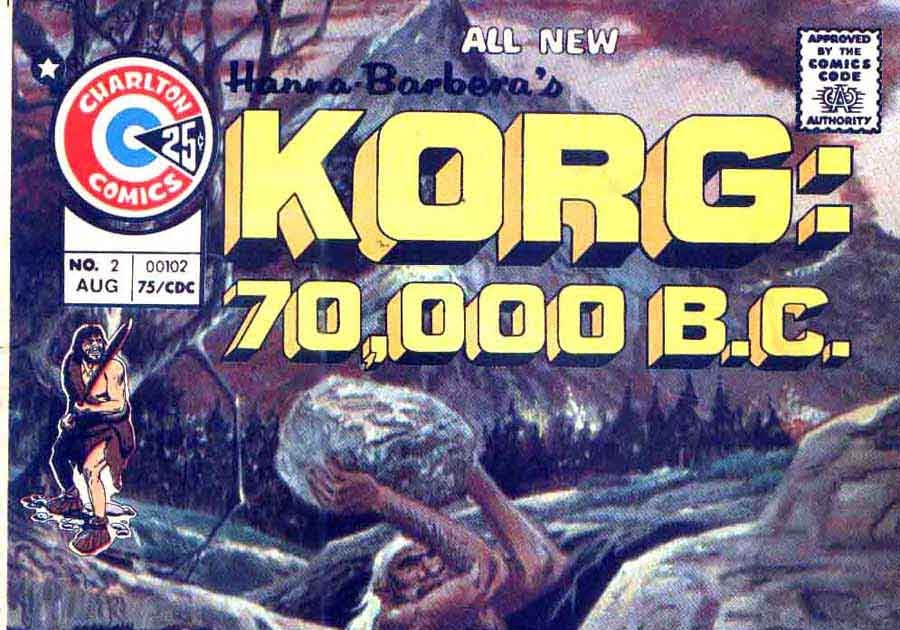 Korg 70,000 B.C. #2 - John Byrne art - Pencil Ink