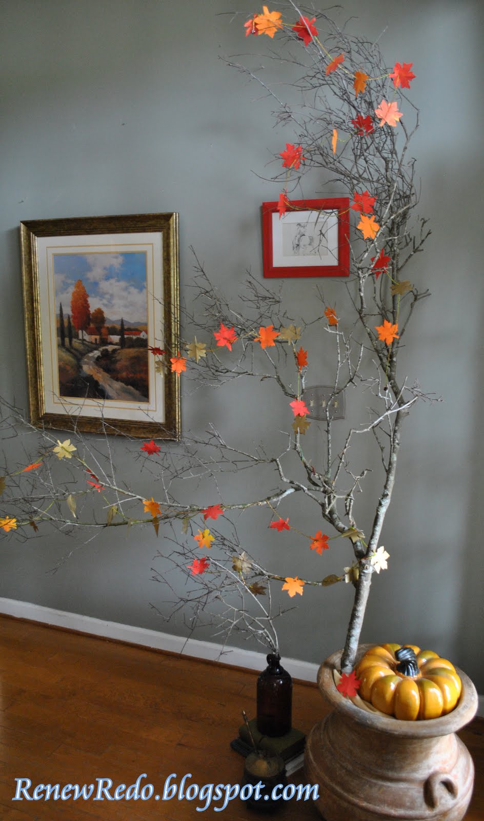 ReNew ReDo!: Paper Leaves Fall Tree