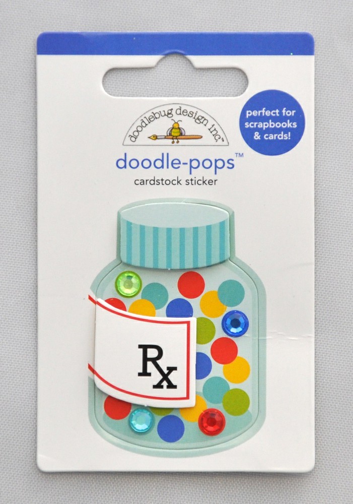 Rhinestones and Ribbon: Doodlebug Create-A-Card "Get Well Soon"