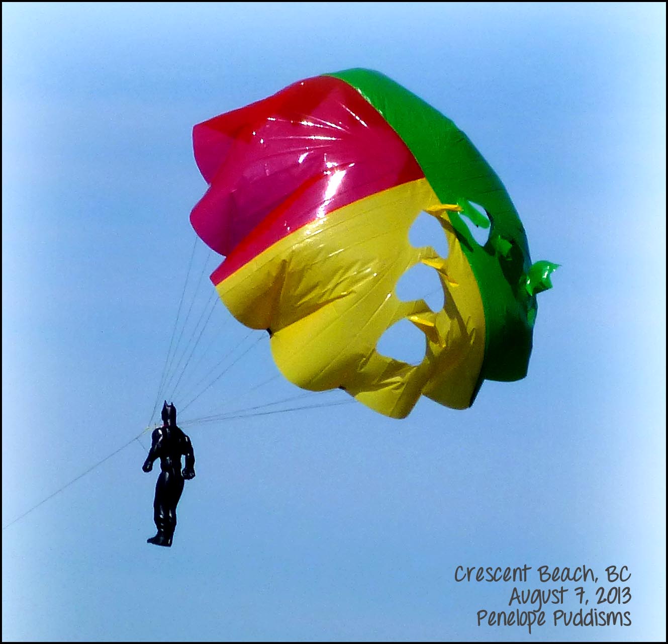 Postcards From Penelope Puddle: Riding The Wind At Crescent Beach