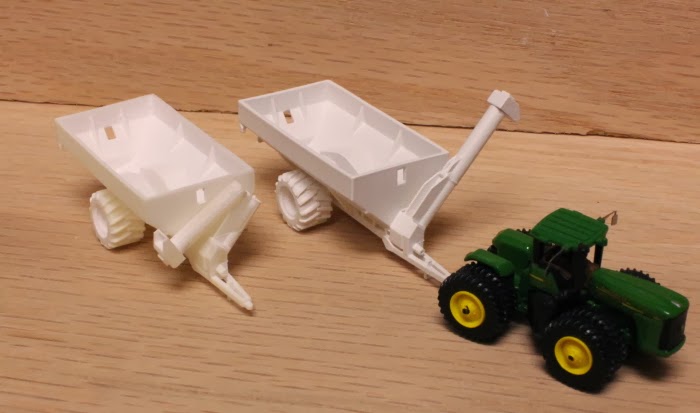 N Scale Addiction: 3D Printed Kinze 1050 Sof-Tred Grain Cart - My First ...