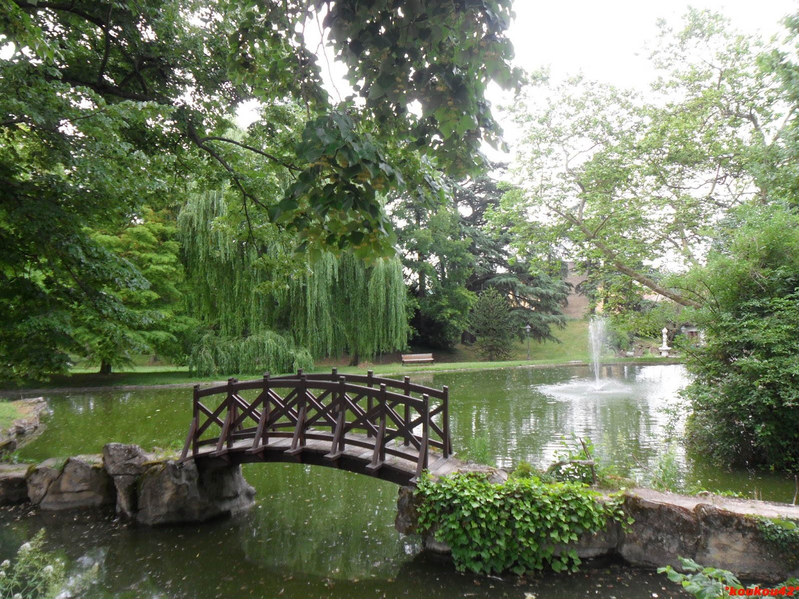 Parce que les mots peuvent tout...: Le parc du manoir.