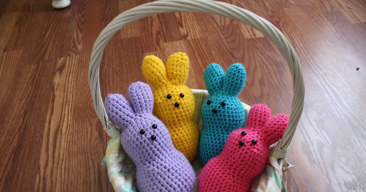 Little Creative Nest: Crochet Bunny Peeps!