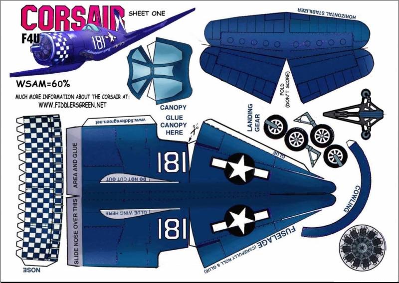 Paper Wargames: F4U Corsair