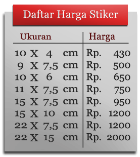 Sticker ~ kedai stiker