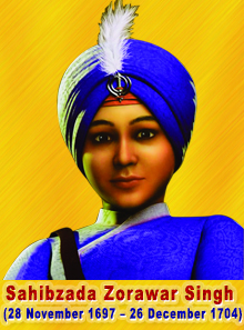Sahibzada Zorawar Singh ~ CHAAR SAHIBZAADE HISTORY