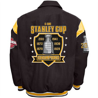 Boston Bruins Black Wool Leather Stanley Cup Champions Jacket ...