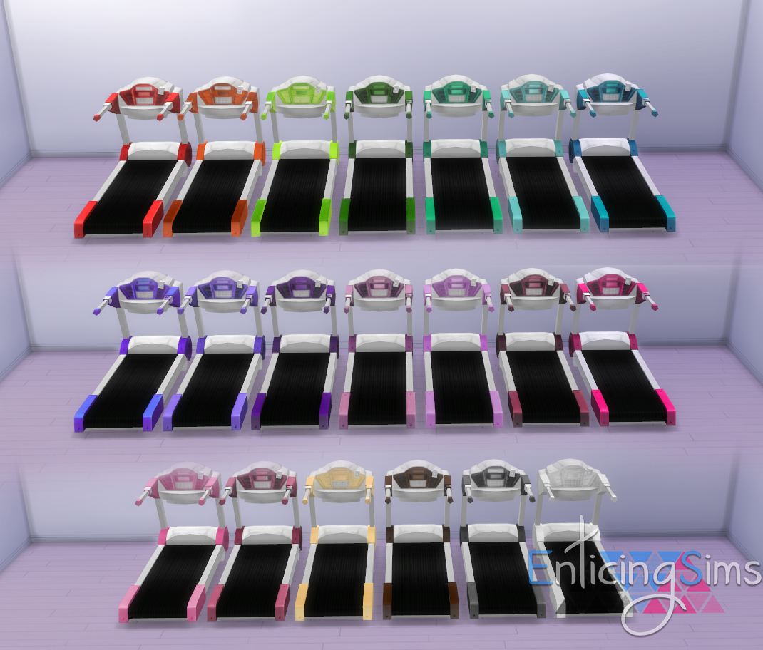 My Sims 4 Blog: Treadmill in 58 Recolors by EnticingSims
