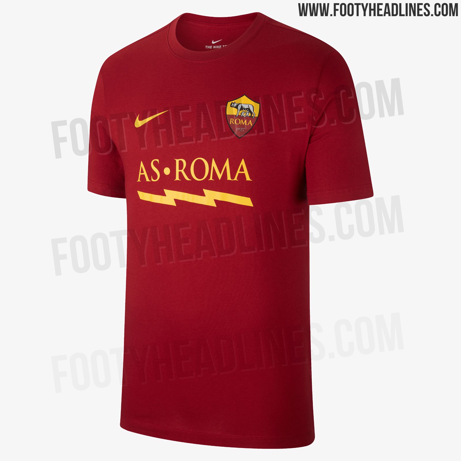 New Nike Style - Nike AS Roma 19-20 Kit T-Shirt Leaked | Home Kit Leak ...