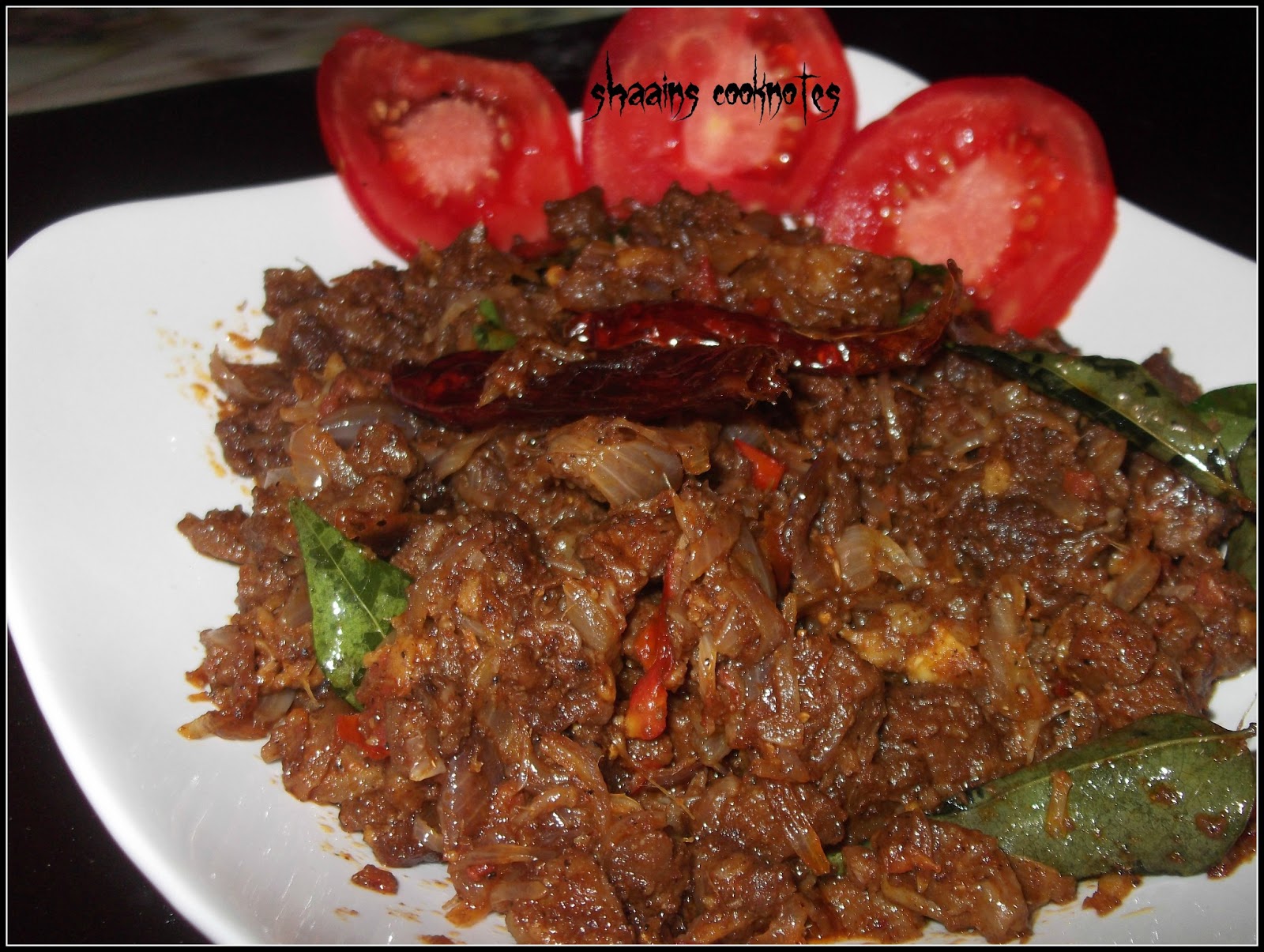 Shaain's Cooknotes: Beef Peralan