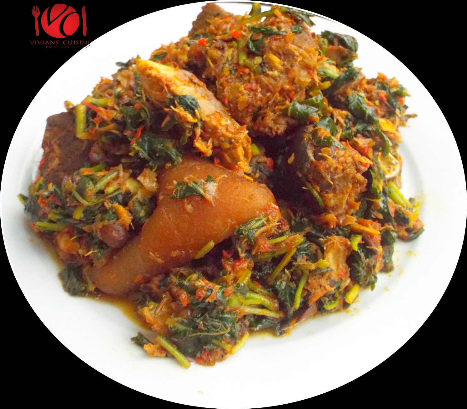 Welcome to Vivian's Cuisine: Efo Riro