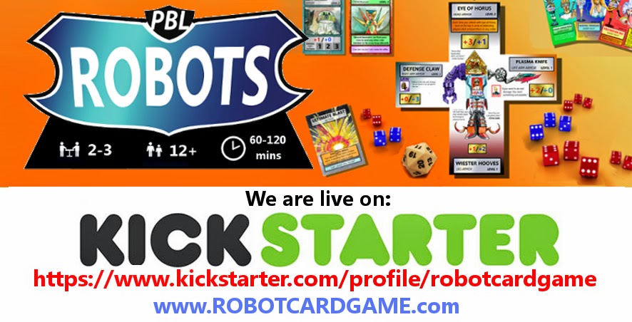 Bearded Bunny Blog: ROBOT CARD GAME Kickstarter!