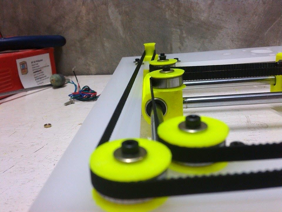 Mark Rehorst's Tech Topics: CoreXY Mechanism Layout and Belt Tensioning