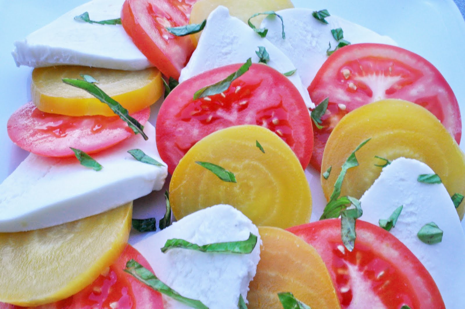 All That's Left Are The Crumbs: Caprese Beet Salad with Balsamic Glaze