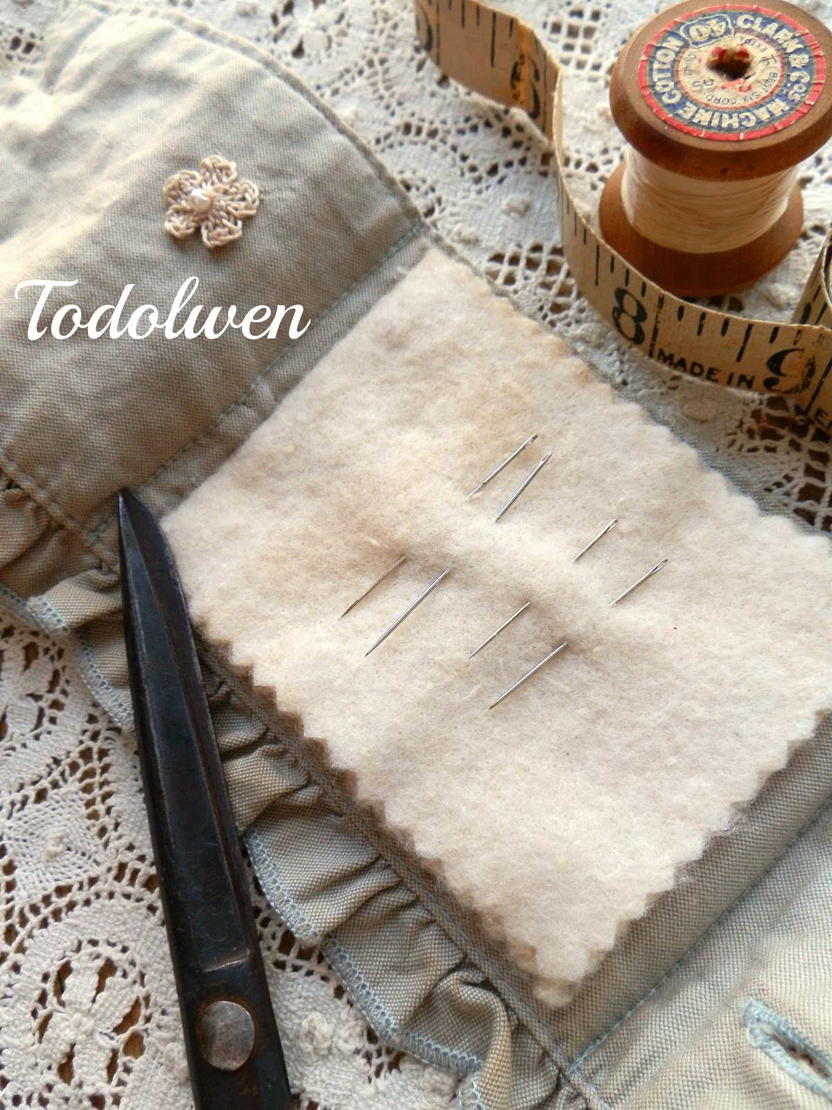Todolwen: Creative Leftovers .. A Needle Book