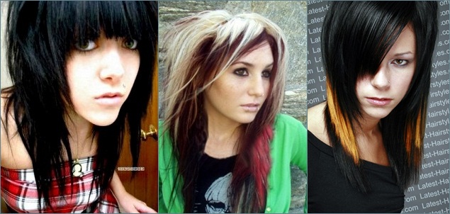 Model Gaya Rambut Emo Untuk Wanita | Rambut Info