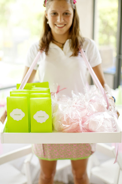 Kids Birthday Party Ideas: Pink and Green Girlie Carnival Birthday Girl ...