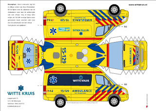 SP. Papel Modelismo: PaperCraft - Bouwplaat Mercedes Benz Sprinter ...