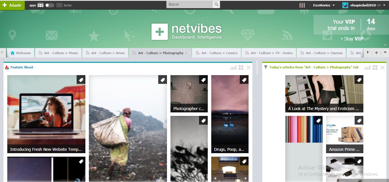 Recursos Digitales con Elsa: Netvibes