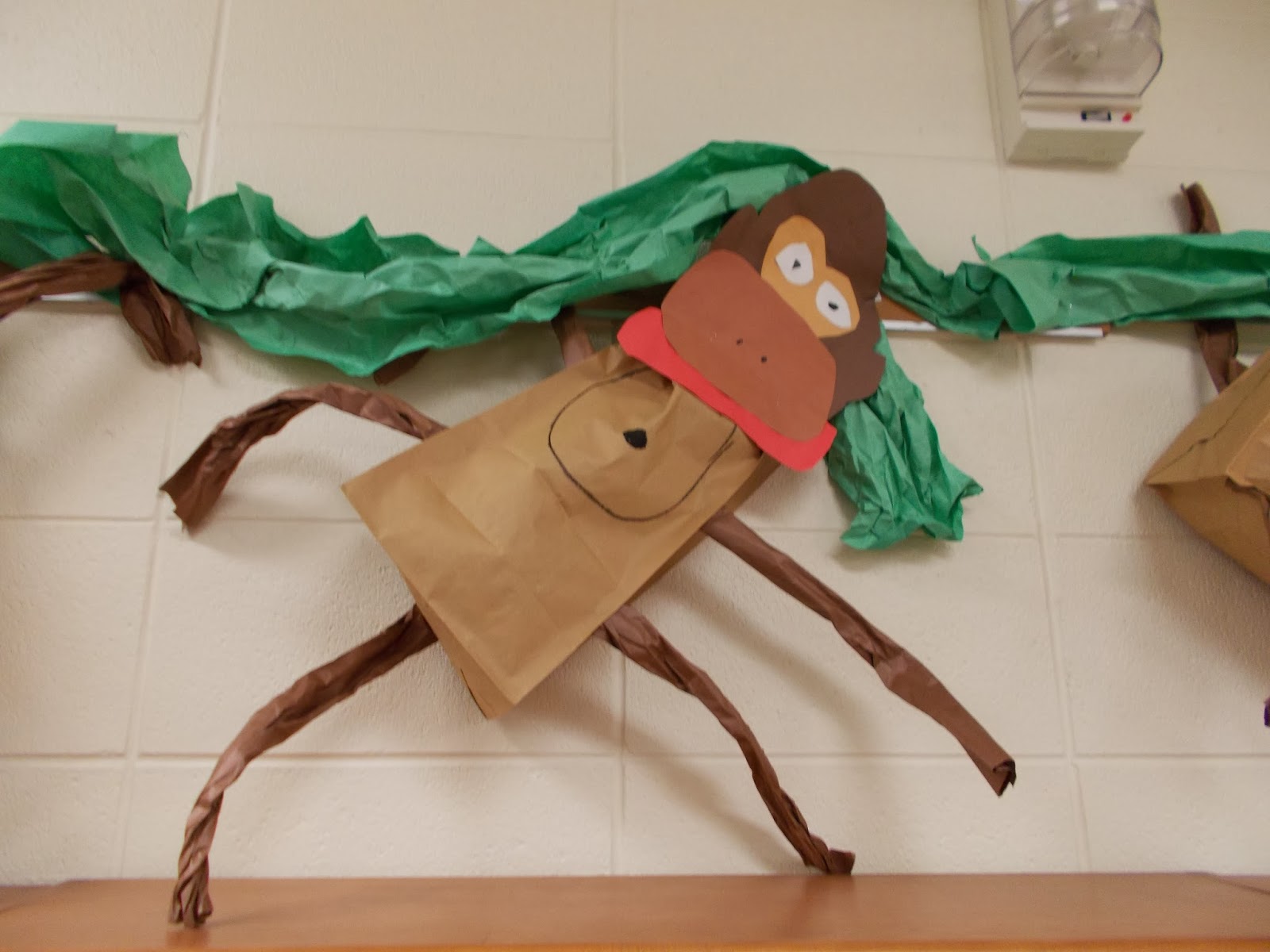 Mrs. Pierce's Polka Dot Spot: Paper Bag Monkeys